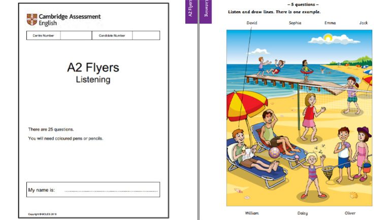 (Answer + Transcript) ĐỀ THI PRE A1 STARTERS: Sample Paper 2018 - V2